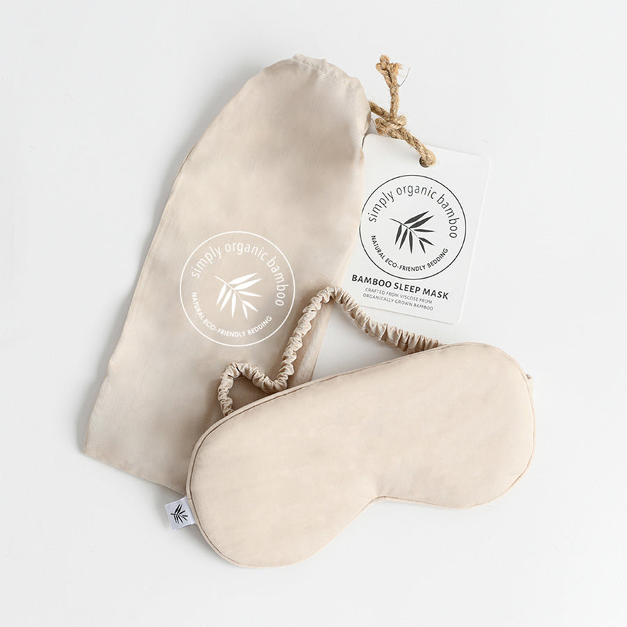 Simply Organic Bamboo Sleep Mask | Soft & Breathable Sleep Masks